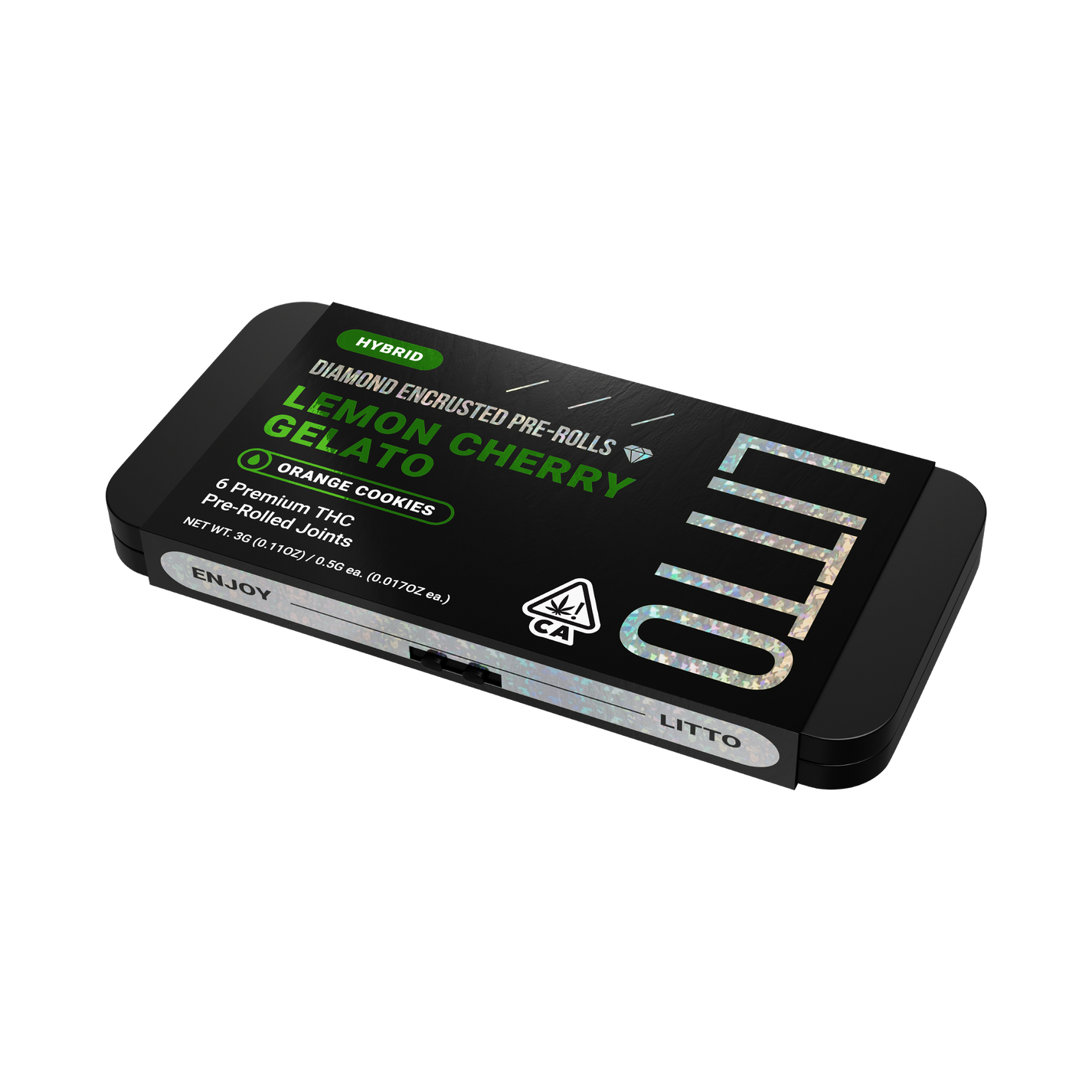 Diamond Encrusted Pre-rolls - Hybrid - Lemon Cherry Gelato