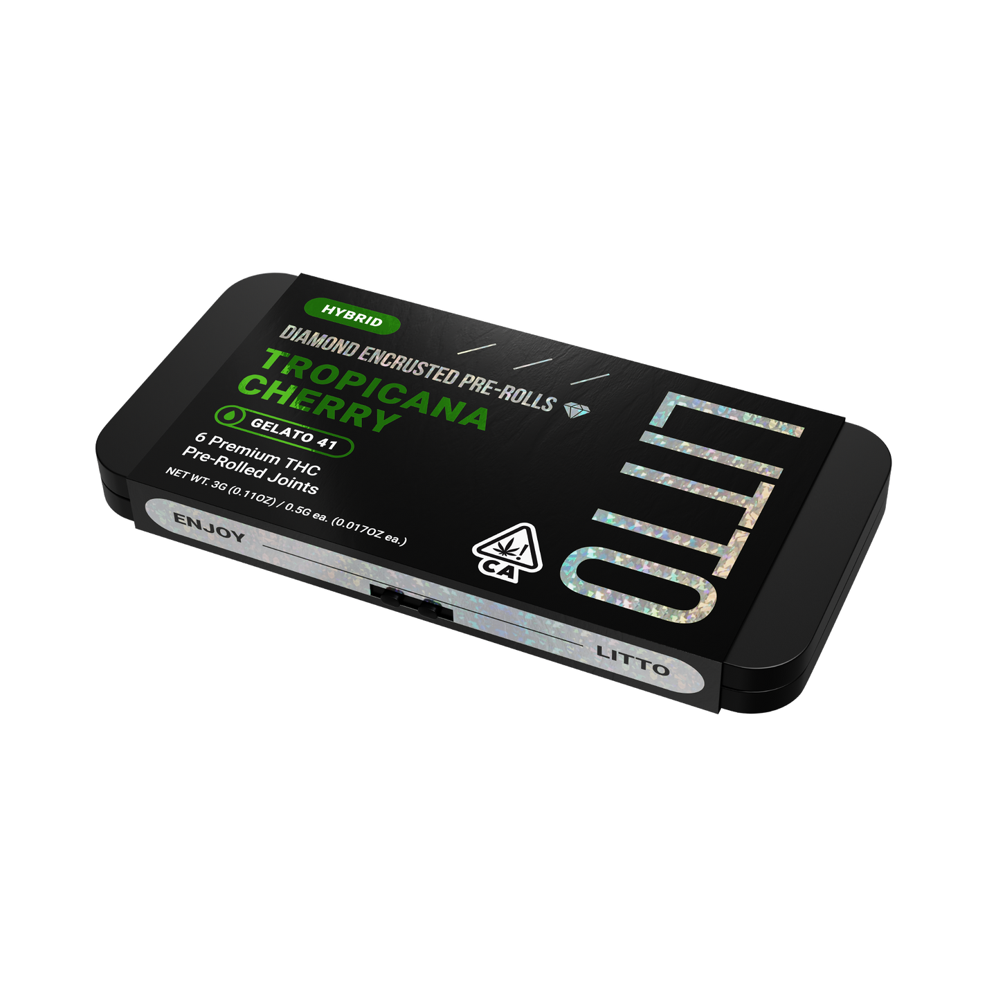 Diamond Encrusted Pre-rolls - Hybrid - Tropicana Cherry – LITTO