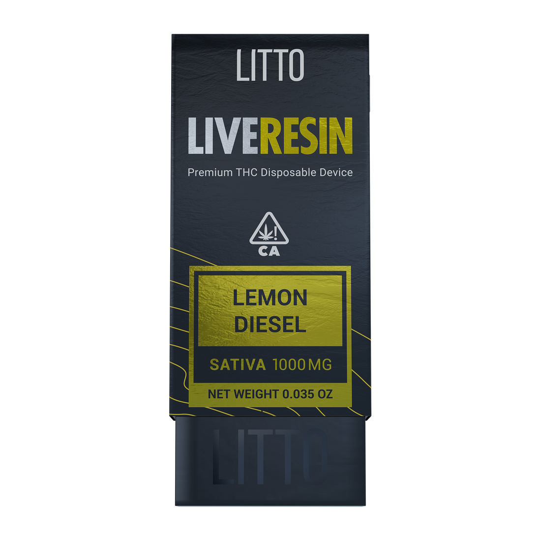 All-In-One Live Resin Vape Pen - Sativa - Lemon Diesel - 1G – LITTO